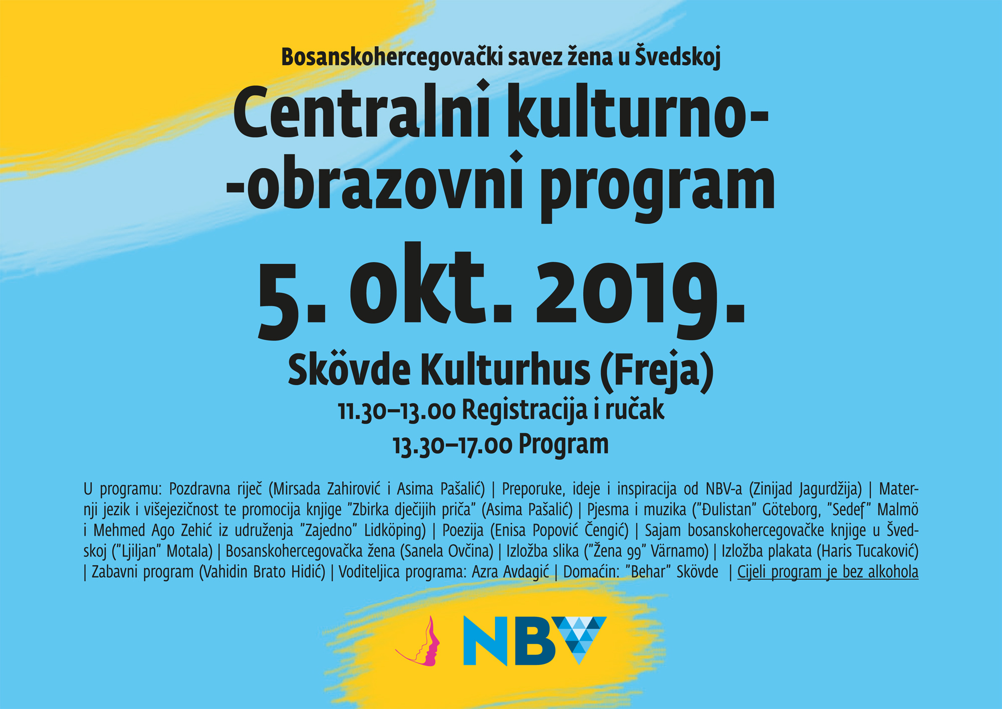 Centralni kulturno-obrazovni program 2019. | Bosanskohercegovački savez ...