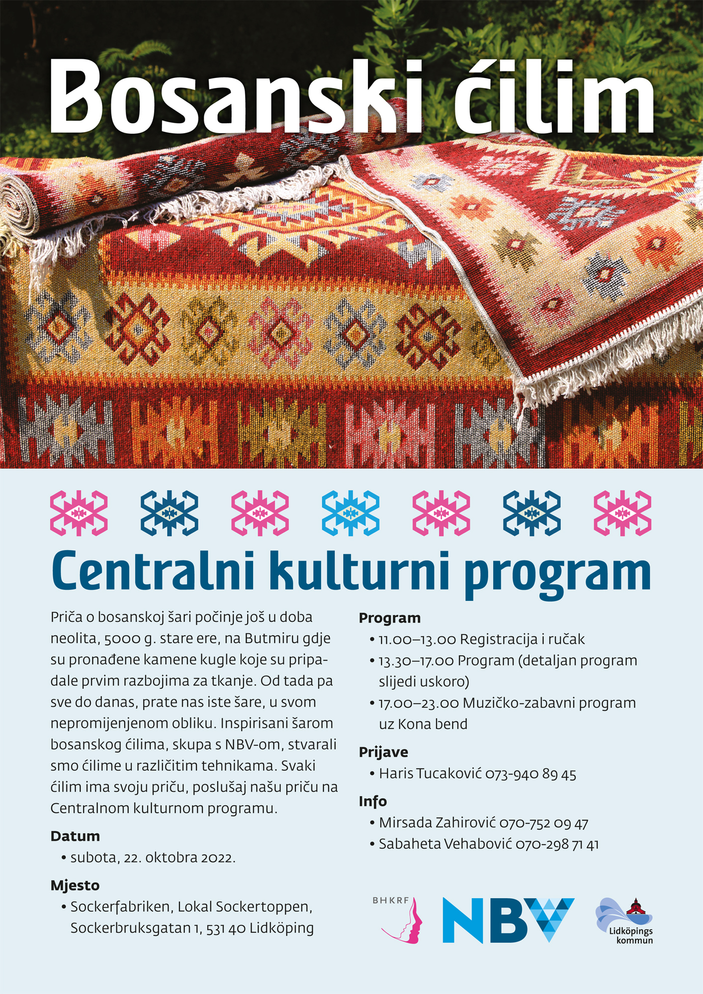 Centralni kulturni program ”Bosanski ćilim” | Bosanskohercegovački ...